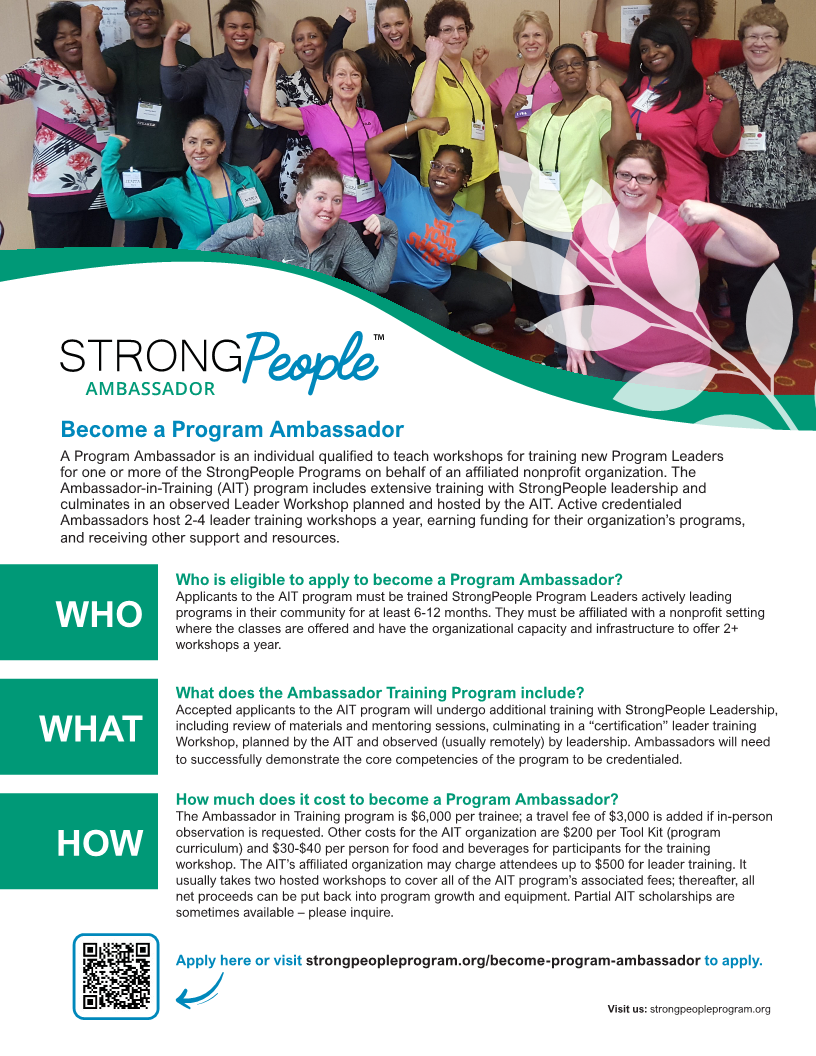 Become a Program Ambassador – StrongPeople