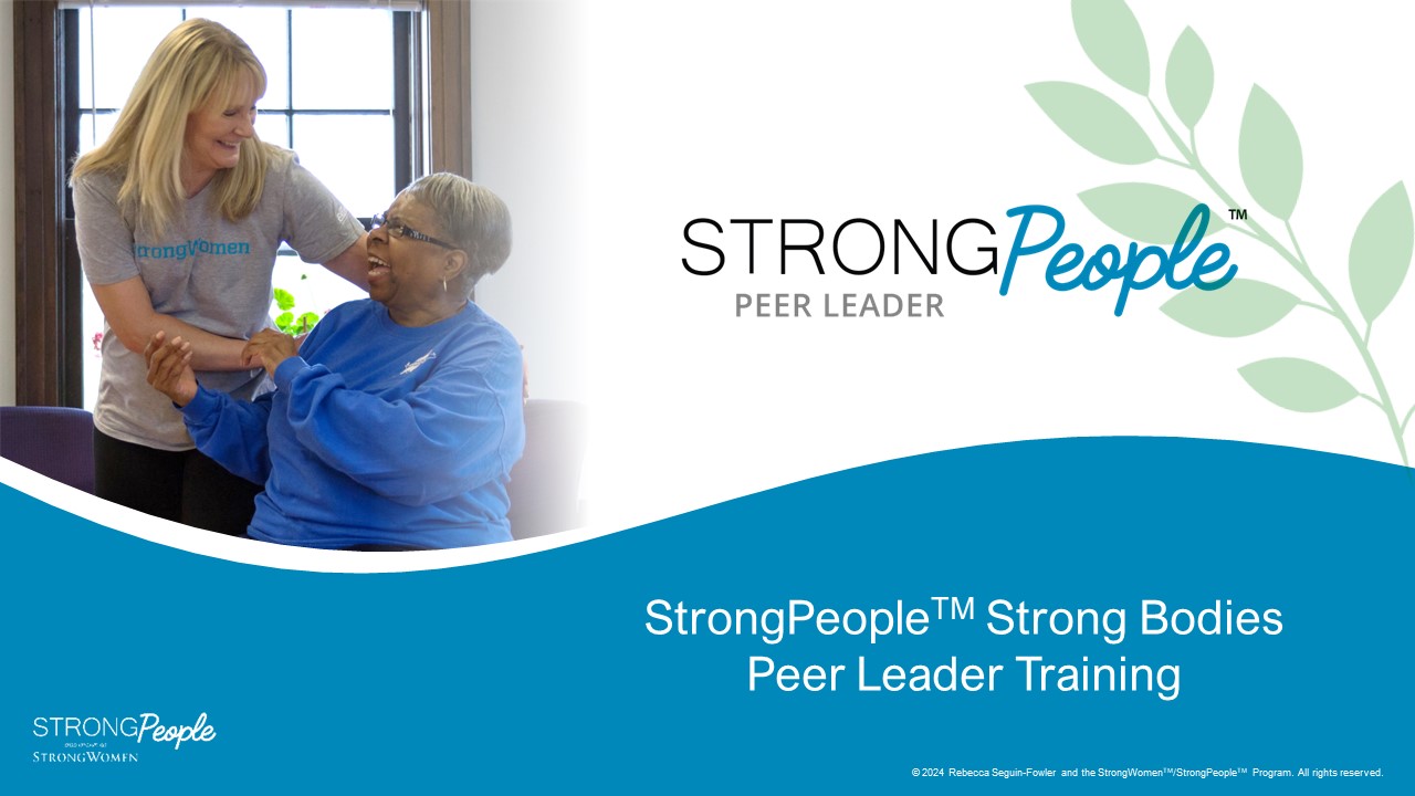 StrongPeople Peer Leader Training – StrongPeople